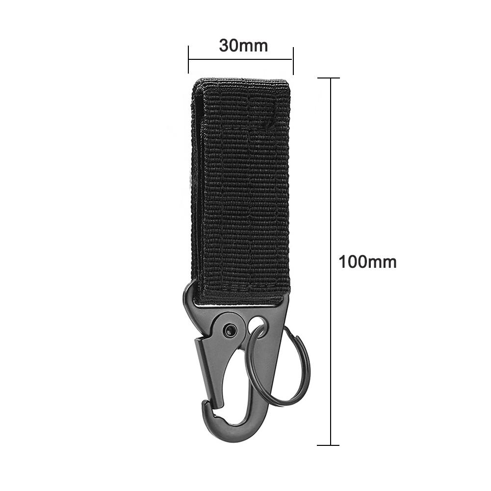 Köp Outdoor Carabiner Keychain Nylon Hanging Webbing Buckle MOLLE Hook ...