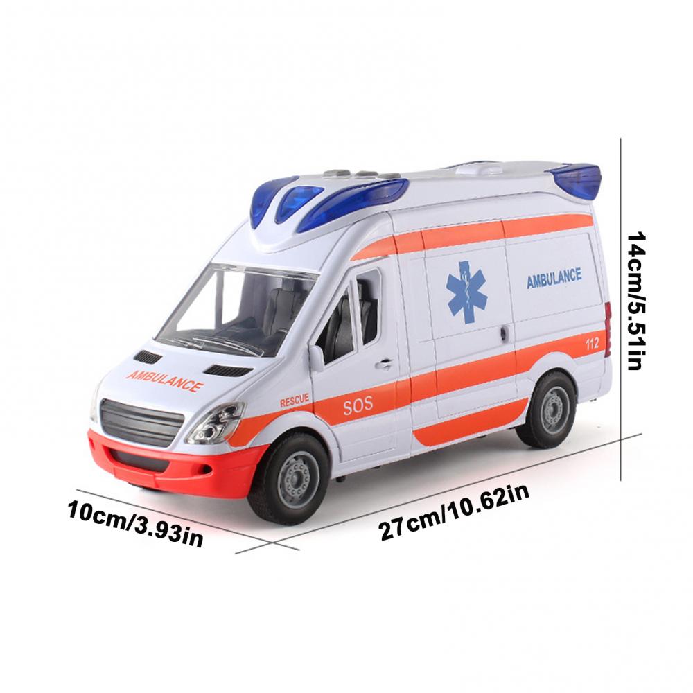 Ambulance Toys Emergency Vehicle Toy With Bright Lights and Real Sound ...