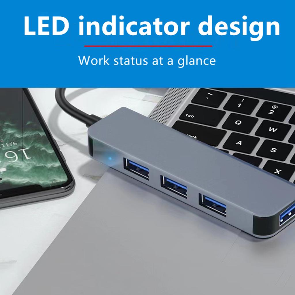 Cheap 2013U3 4-in-1 USB Hub Splitter Multi-port USB 3.0 Adapter to USB3.0*4 Portable USB ...