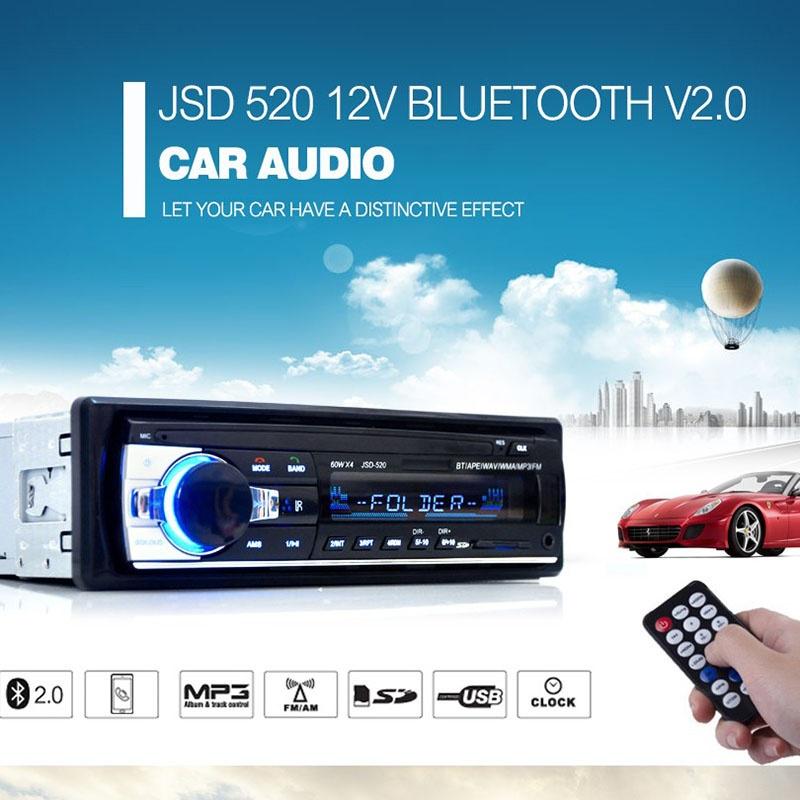 Buy Bluetooth Player Radio 1 Din Stereo Remote Control Car Charging Car ...