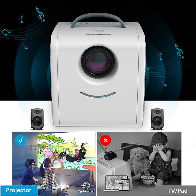 Buy HD 1080P Home Theater Cinema USB HDMI AV SD Portable LED Projector ...
