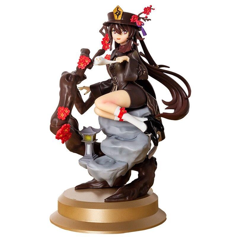25CM Genshin Impact Figure Hu Tao Anime Action Figure PVC Model ...