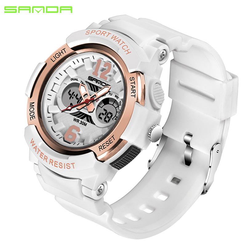 2021 Watch Women Sports Watches Luxury Ladies Waterproof Digital Quartz ...