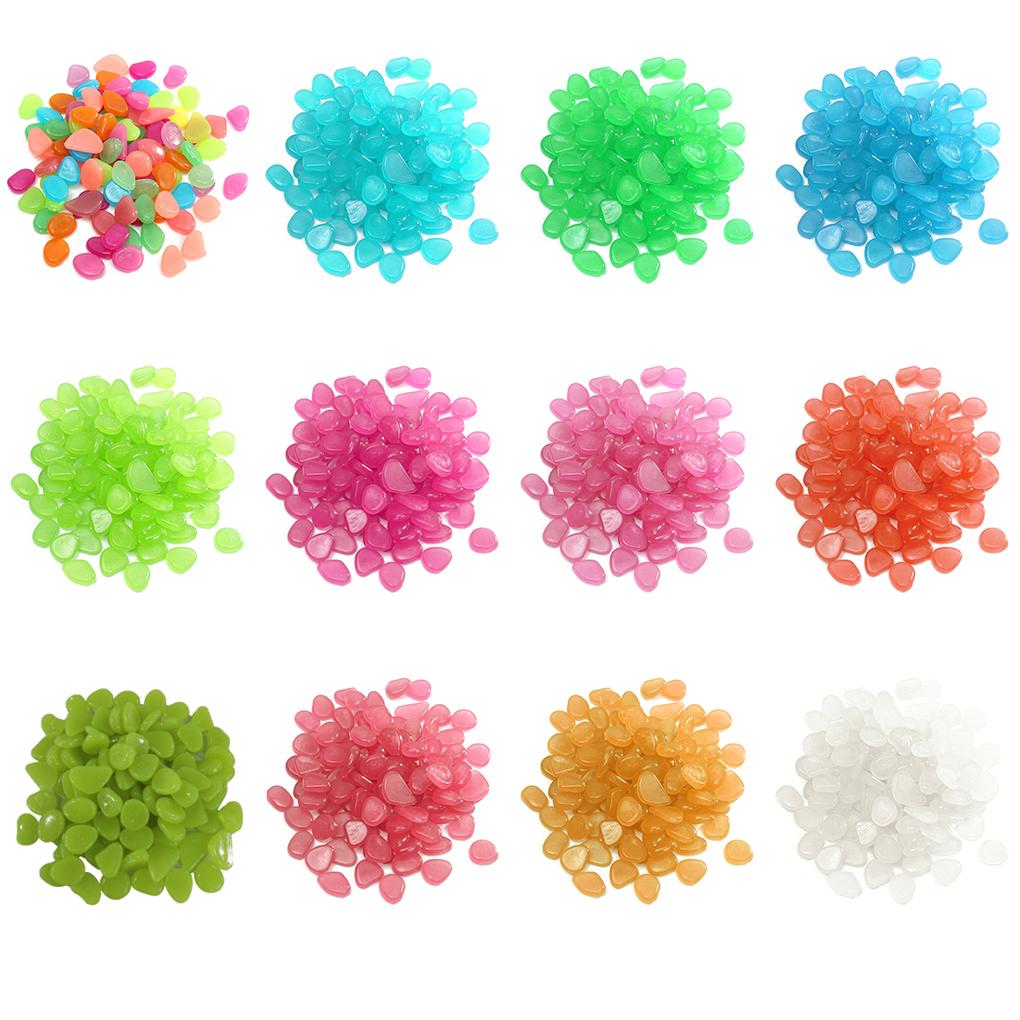 Cheap 100 PCS Colorful Glow In The Dark Pebble Stones Fish Tank ...