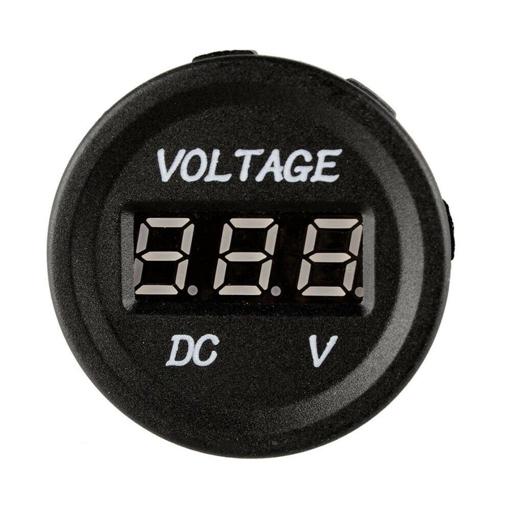 Buy PDTO 12V LED Digital Display Voltmeter Mini DC Voltage Gauge Meter ...