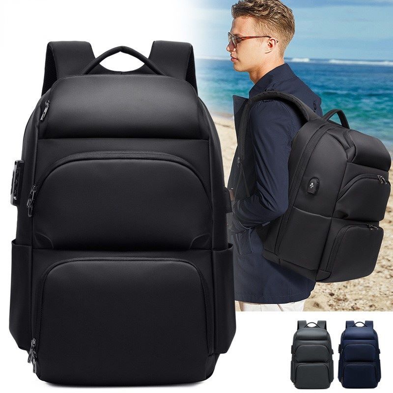 Cheap Multifunctional Business Backpack Men's USB Large Capacity ...