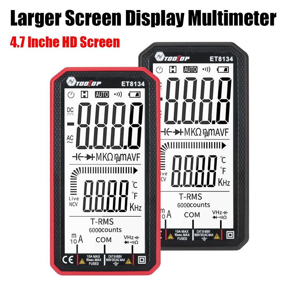 Buy Digital Smart Multimeter 6000 Counts True RMS Measure Tool 10A 600V ...