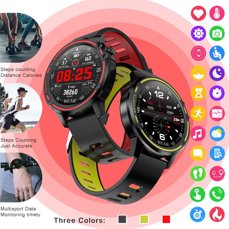 Smart Watch L8 Blood Oxygen Blood Pressure HeartRate Monitor uygun ...