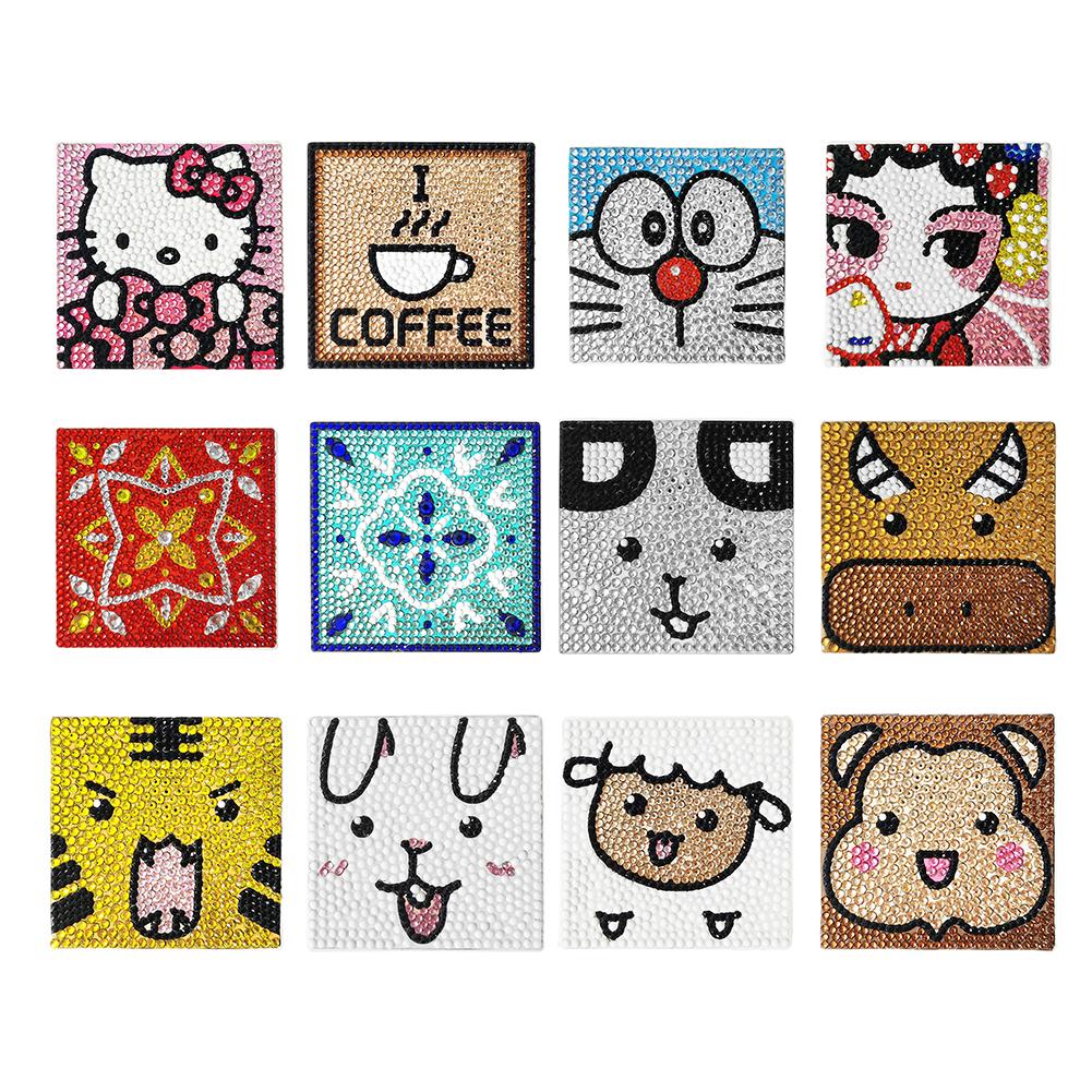 Satın alın 5D DIY Diamond Painting Kit Mini Coaster Ceramics Insulation ...