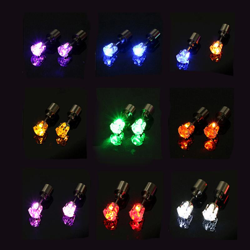 Buy LED Light Christmas Halloween Party Round Night Bling Studs ...