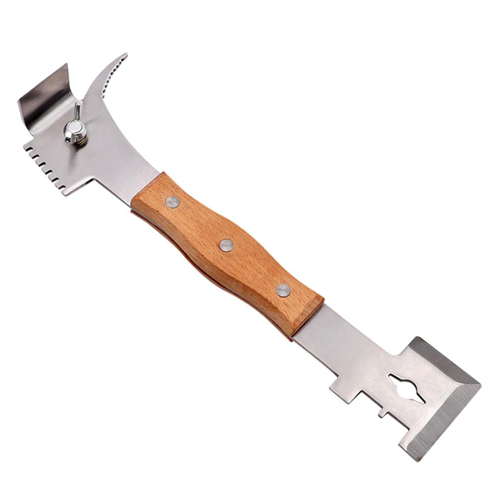 Buy Multifunction Hive Scraper Tool with Wooden Handle - Beekeeping ...