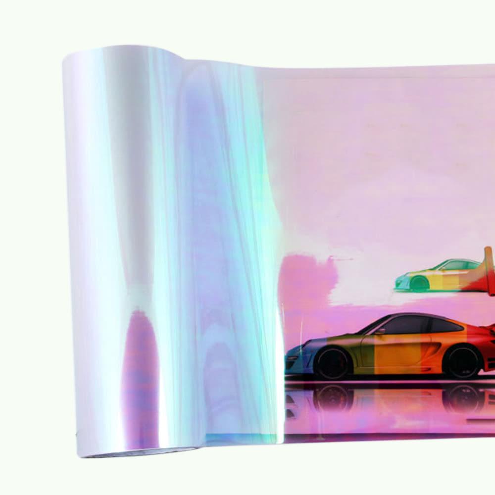 Buy HBKS 12030cm Shiny Chameleon Auto Car Styling Headlights Taillights ...