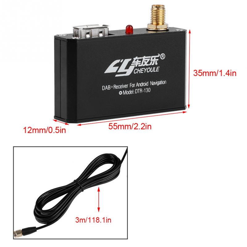 Bluetooth DAB/DAB+ Band Car Digital Broadcast Radio Receiver Box ...