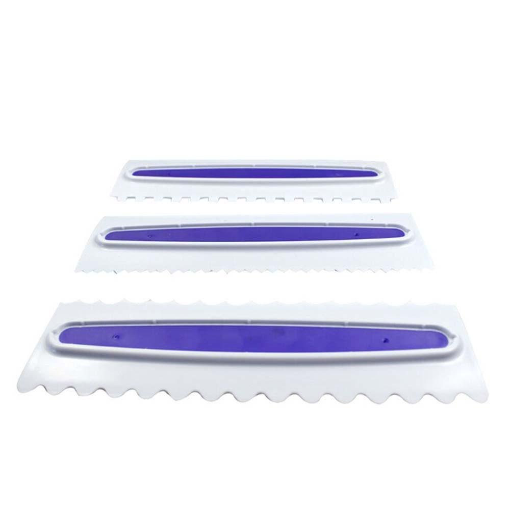 Buy Cake Decorating Icing Comb Cake Scraper Textures Fondant Cream Edge ...