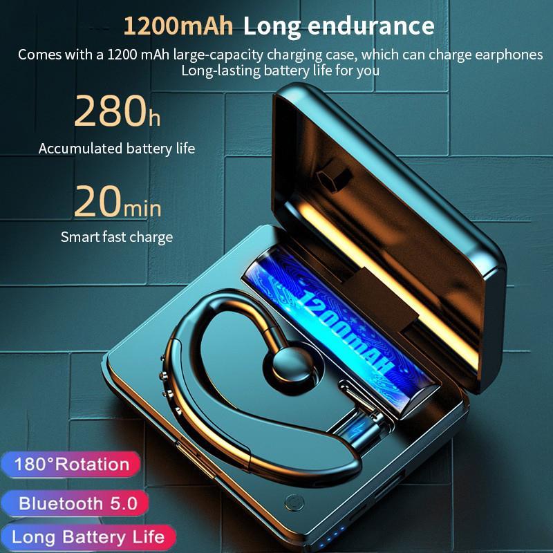 Buy Long Battery Life Bluetooth 5.0 Earphones Wireless Earbud Noise ...