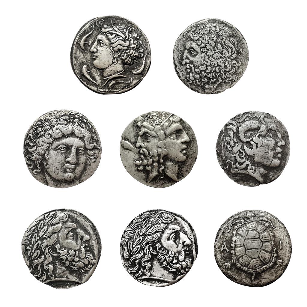 Buy Ancient Collectible Coin Artcrafts Greek Silver Coin Collection ...