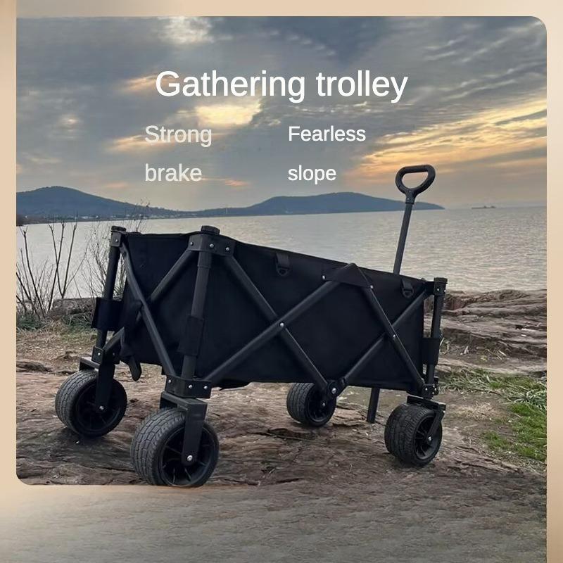 Buy Gathering Outdoor Camper Plus Size Trailer Double Bearing off-Road ...