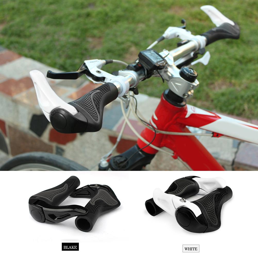Buy 1 Pair Bike Grips Anti-slip Rubber Handlebar Cover With Lock For ...