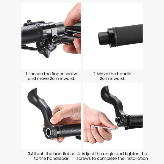 Cheap Bicycle Vice Handle Ergonomic Design Simple Installation Angle ...