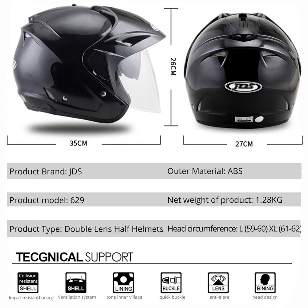 NENKI Kask Motosiklet Çift Lens Moto Kask Motosiklet Motosiklet ...