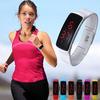 Buy Digital LED Display Sports Jelly Silicone Band Men Women Wrist ...