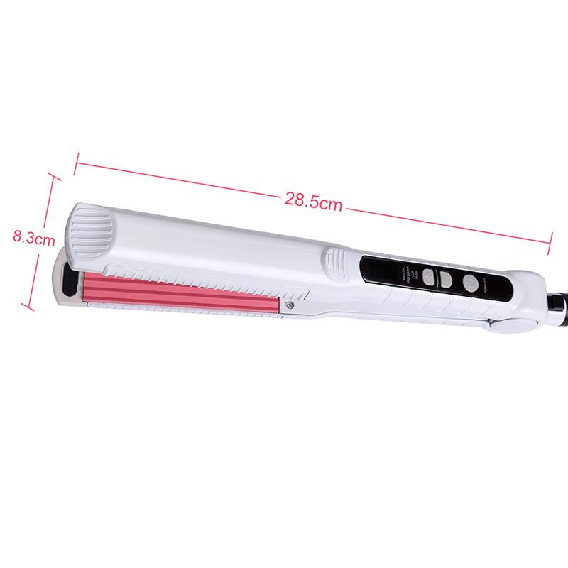 Buy 3 in 1 Hair Straightener+Hair Curler Rollers+Ceramic Wave Plate ...