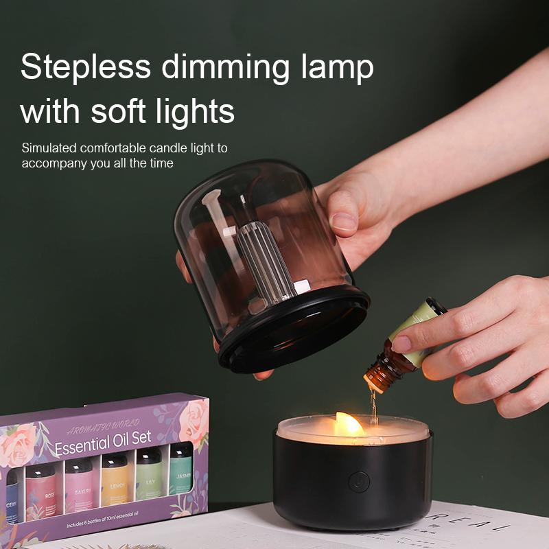 Buy Candlelight Aroma Diffuser Portable 120Ml Air Humidfie Ultrasonic ...