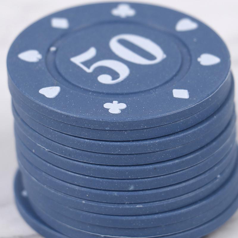 Buy 20Pcs Round Plastic Chips Casino Poker Card Game Baccarat Chips at ...