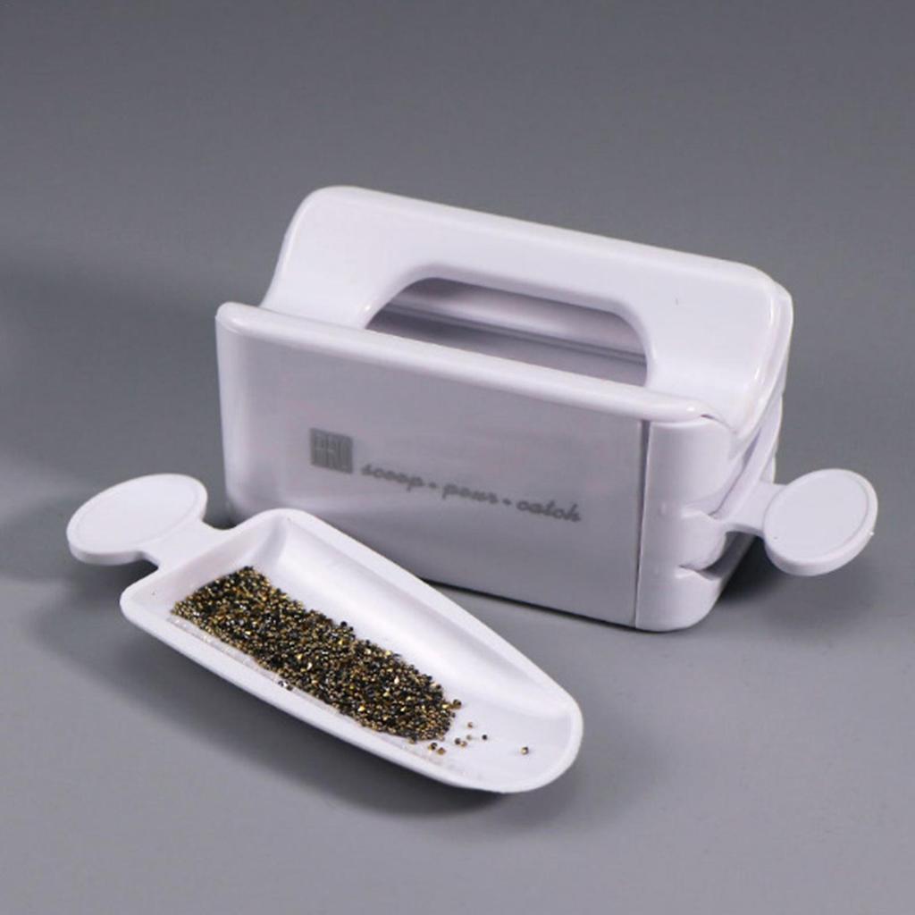Nail Tools Recycling Case Powder Storage Box Glitter Container uygun ...