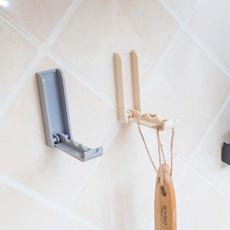 Foldable Hook Household Invisible Hanging Hook Coat Hook Self-Adhesive ...
