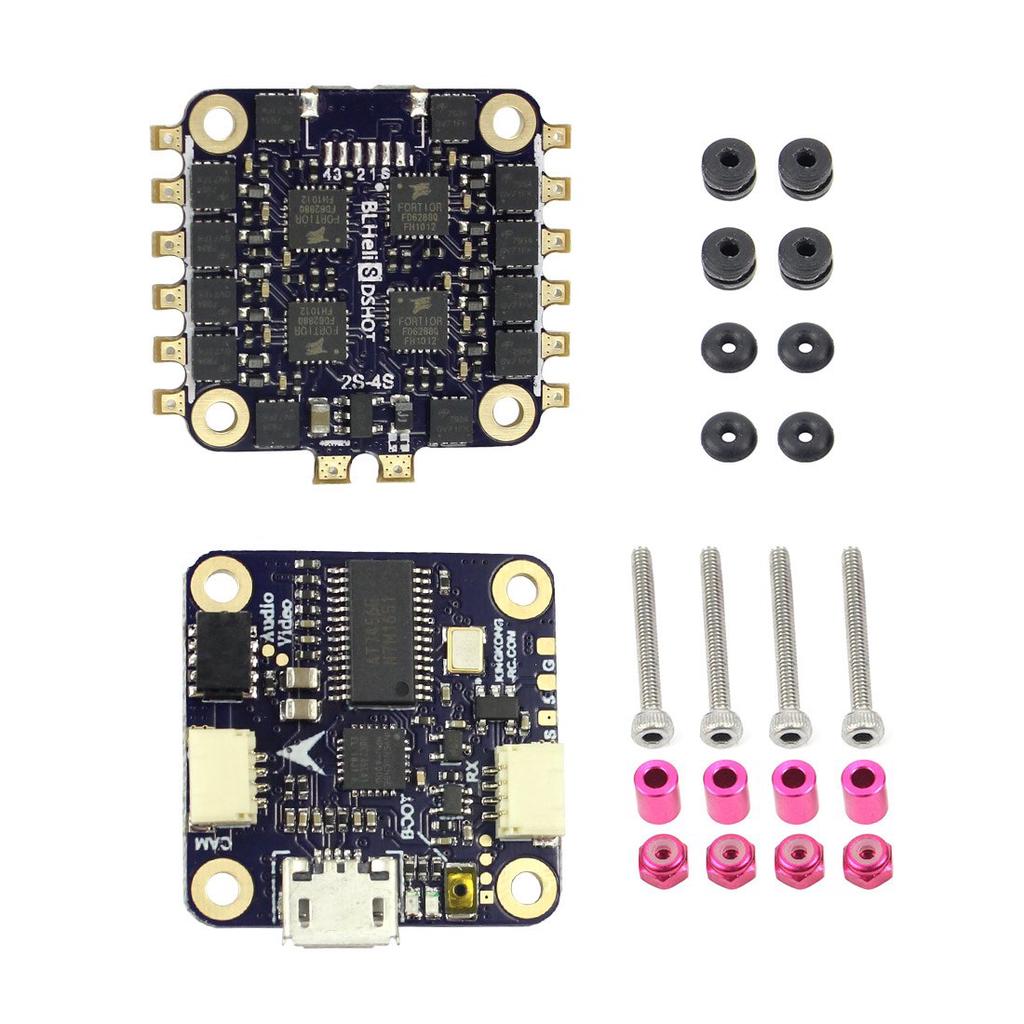 KK F4 Flight Controller + OSD 2-Layer KK Tower 12A 20A BLHELI-S 4 In1 ...