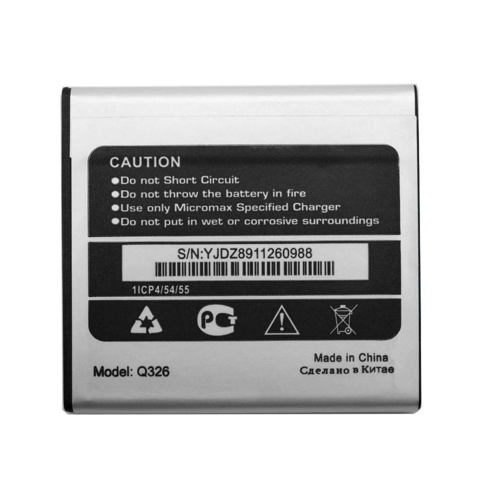 Buy Replacement Q326 1400mAh Battery for Micromax Q326 MMXSBO2 Mobile Phone at affordable prices ...