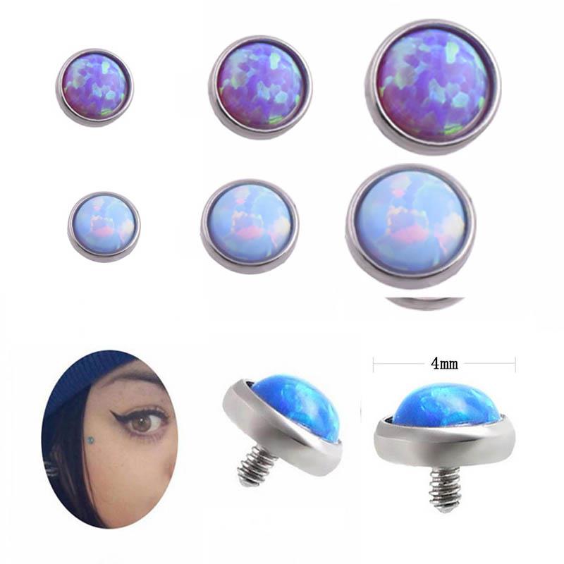 Buy jewelry making High Quality Opal Stone Dermal Anchor Beauty Jewelry ...
