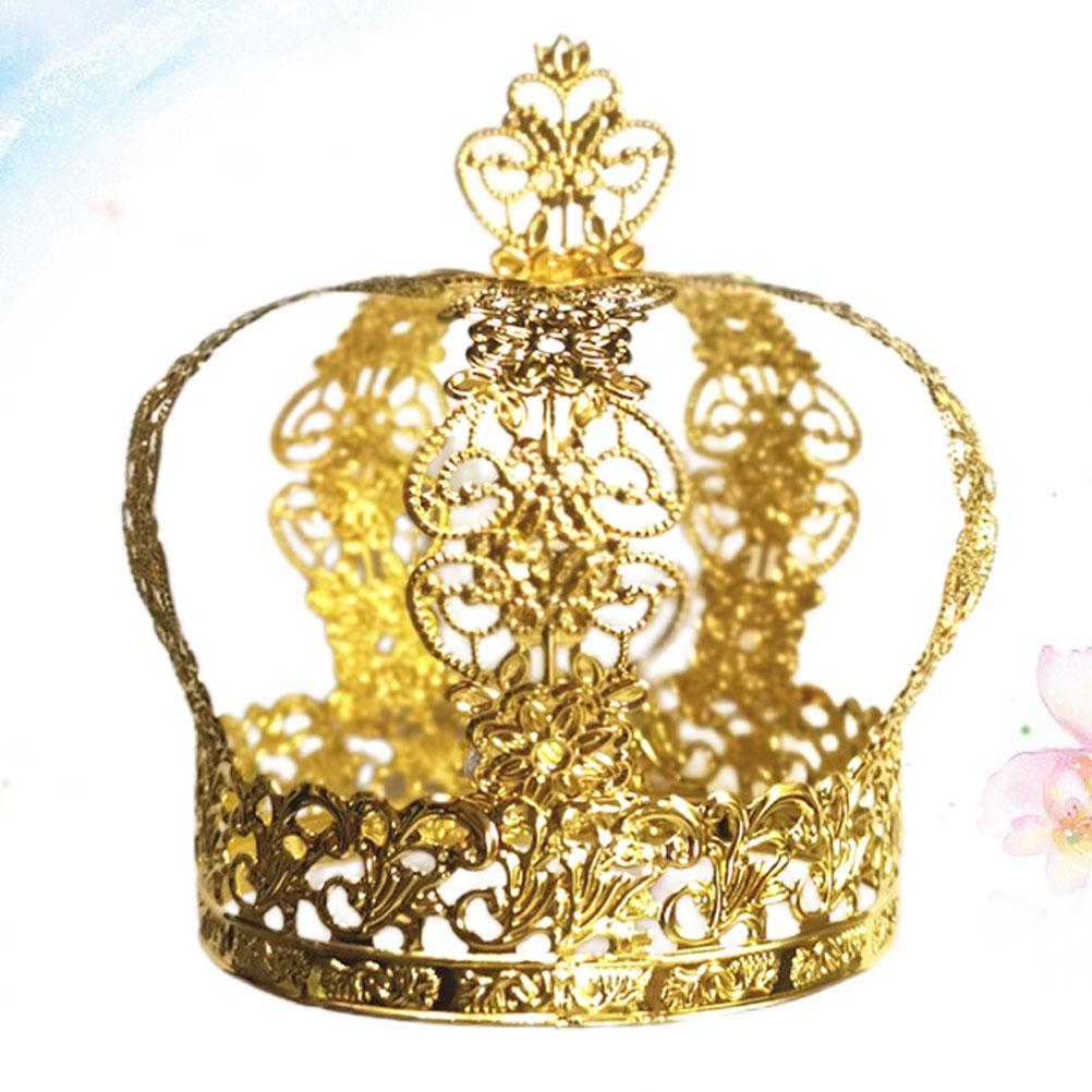 Buy 1pc Birthday Cake Crown Decoration Luxurious Creative Crown Cake ...