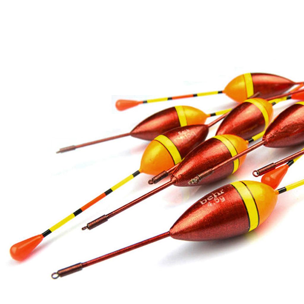 10pcs Fishing Wood Floats Bobbers Vertical Buoy Carp Coarse Tackle-buy ...
