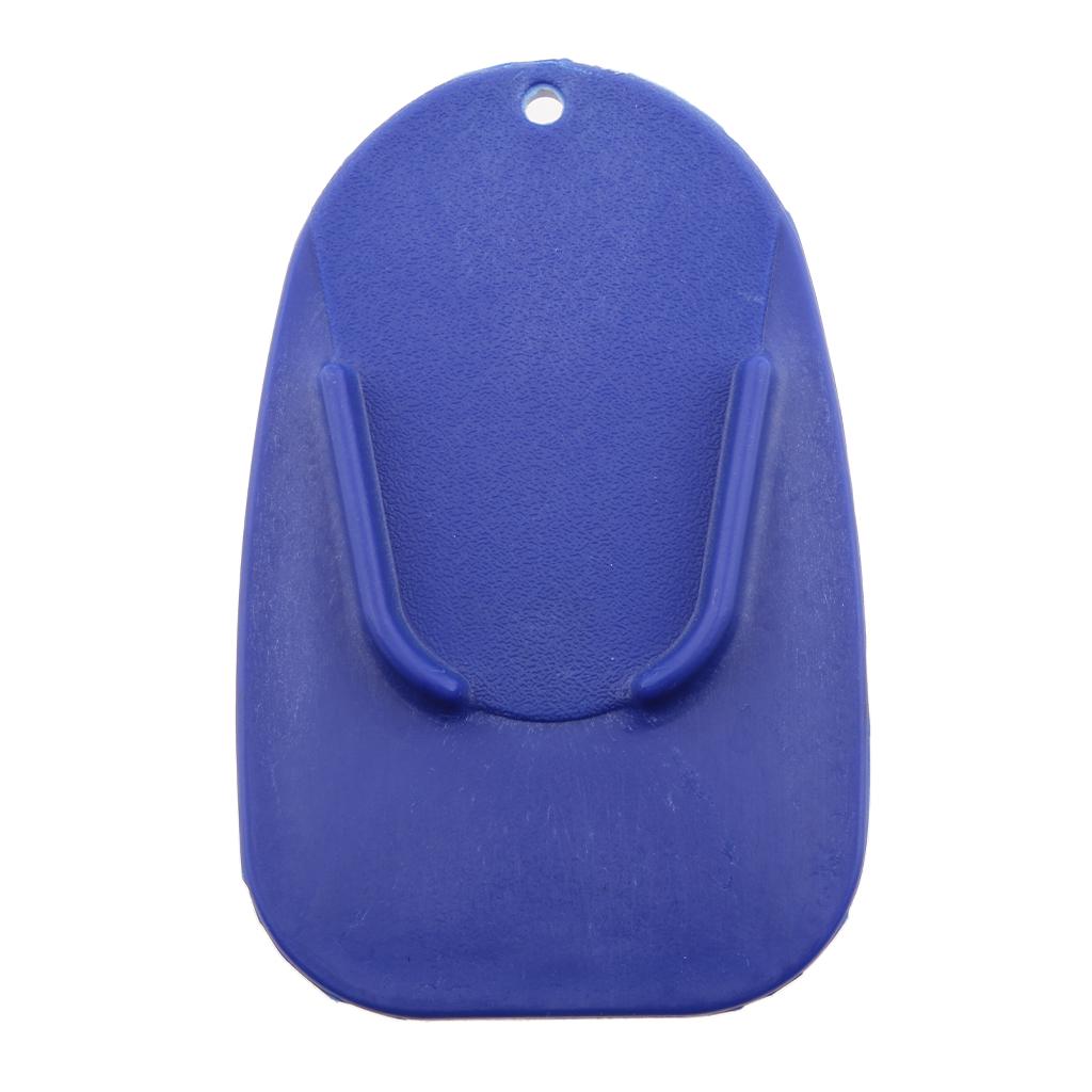 Motorcycle Dirt Bike Foot Kickstand Pad Side Stand Support Plate Blue ...