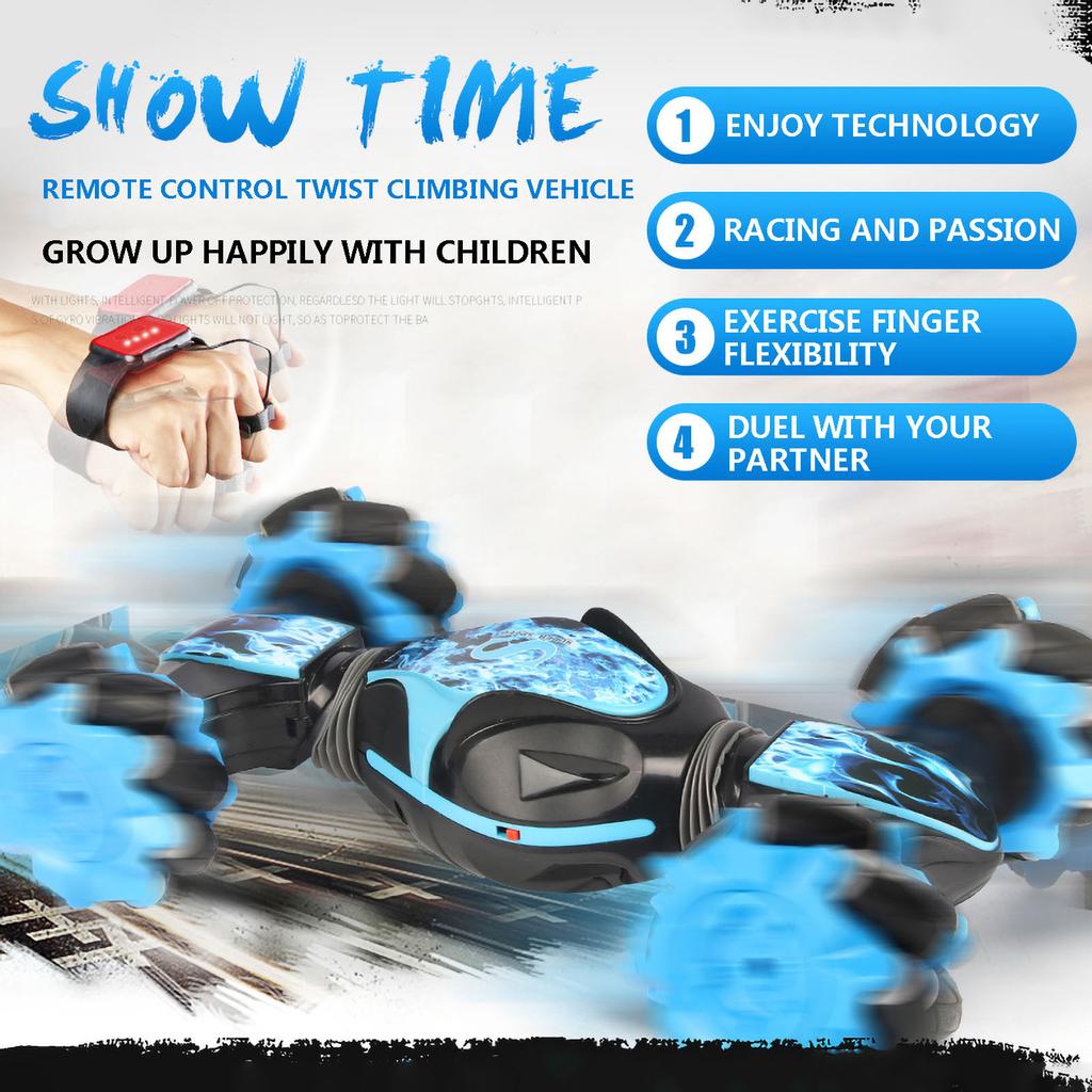 Buy Remote Control Stunt Toy Car 2.4G Gesture Sensing Remote Control ...