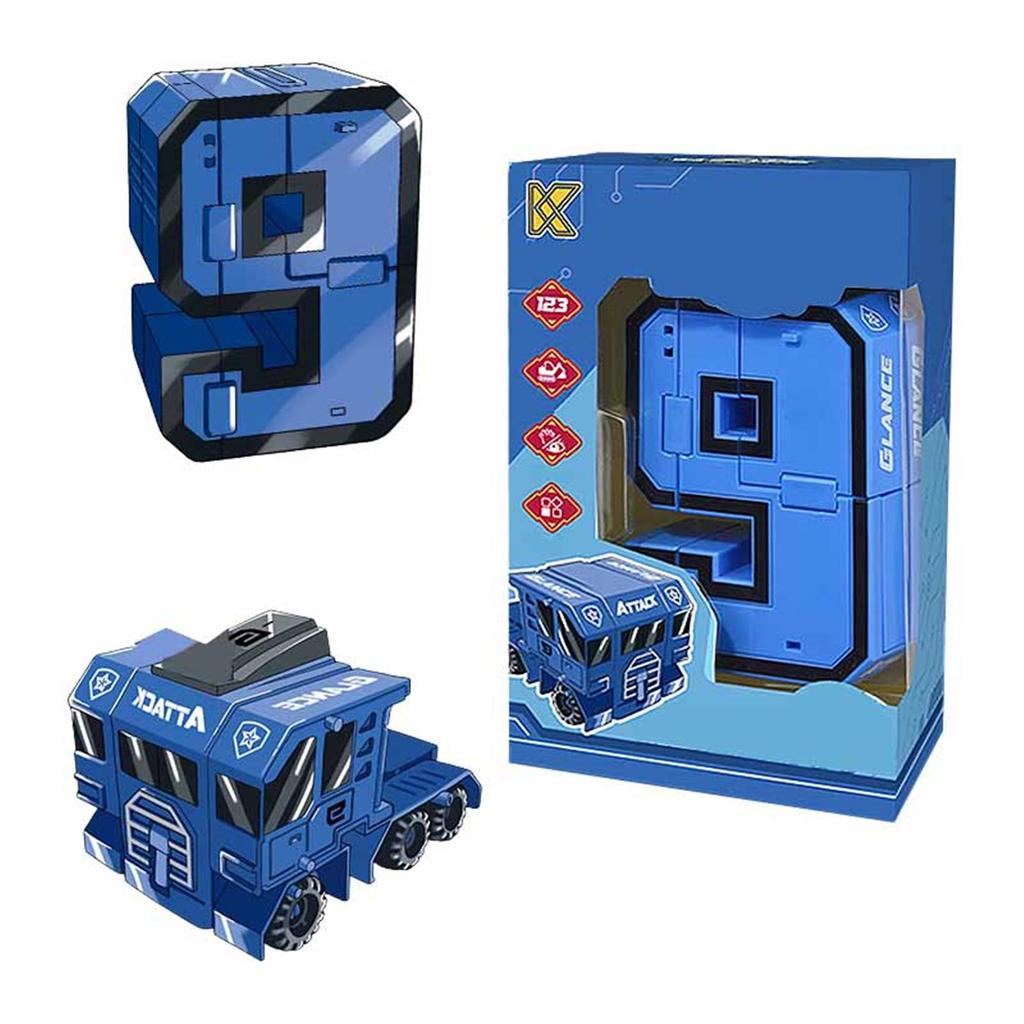 Buy 10 Pcs Number Transformers Action Figure RoBots Learning Toys at ...