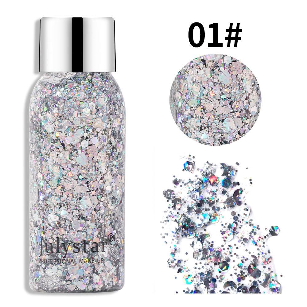 Buy Beauty Makeup Colorful Sequins Stage Flash Eye Shadow Liquid Face ...