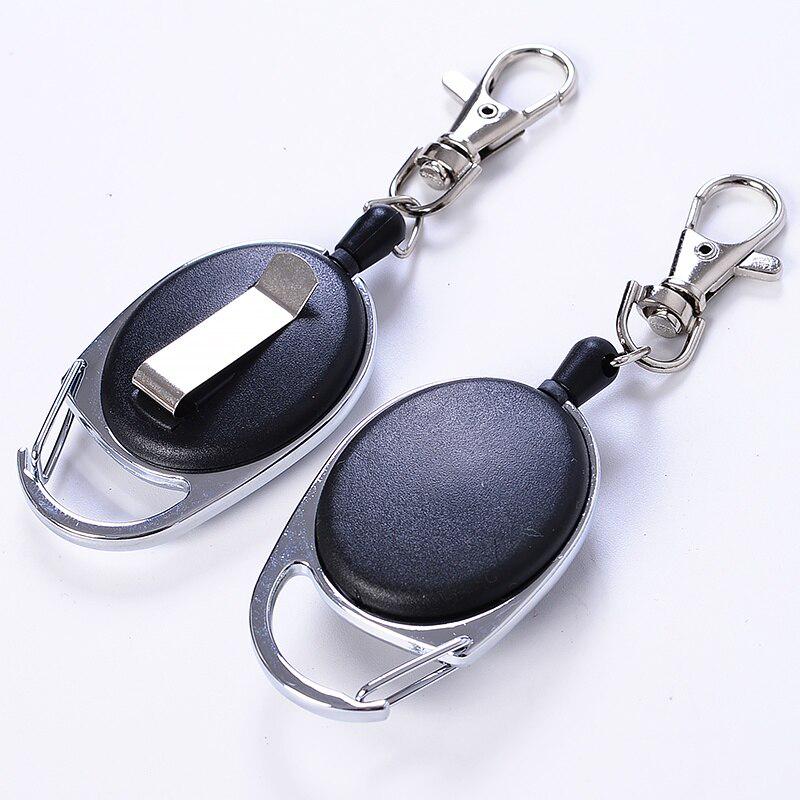 Buy Outdoor EDC Key Ring Steel Rope Burglar Keychain Tactical ...