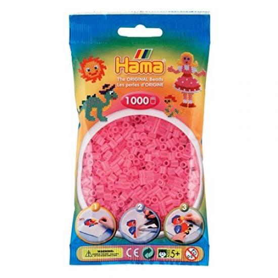 Buy 1,000 Standard Beads (ø5 Mm) - Transparent Pink - Hama 207-72 at ...
