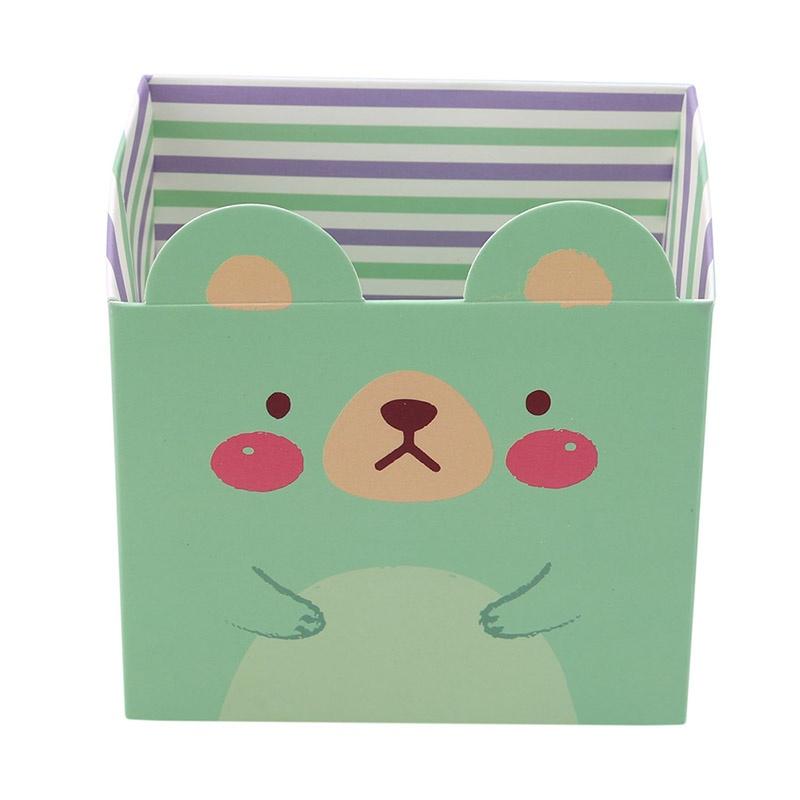 Buy Home Supplies Cute Desk Organizer Cartoon Stationery Storage Box at ...