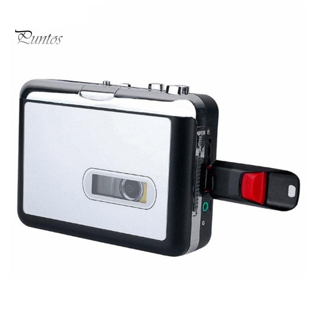 Puntos Portable USB Music Player Cassette Tape Convert to MP3 Converter ...
