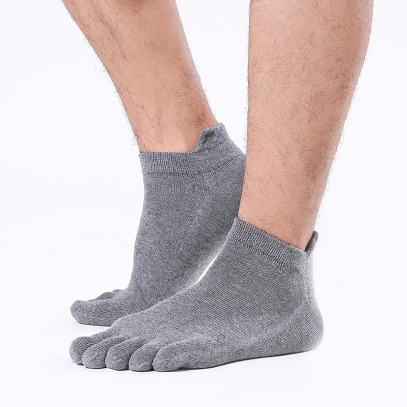Men Toe Socks Cotton Breathable Five Five Finger Split-toed Socks For ...