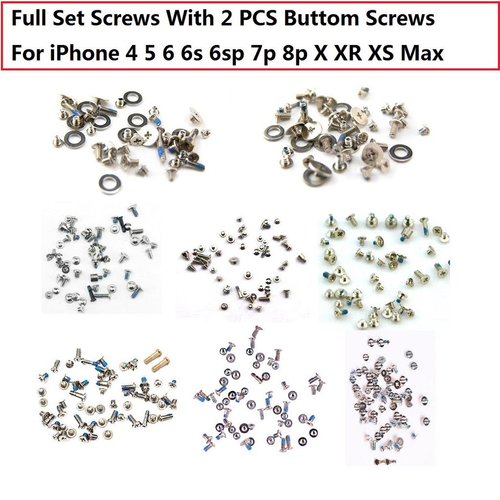 Full Set Screws Replacement Parts for Apple IPhone with 2PCS Bottom ...