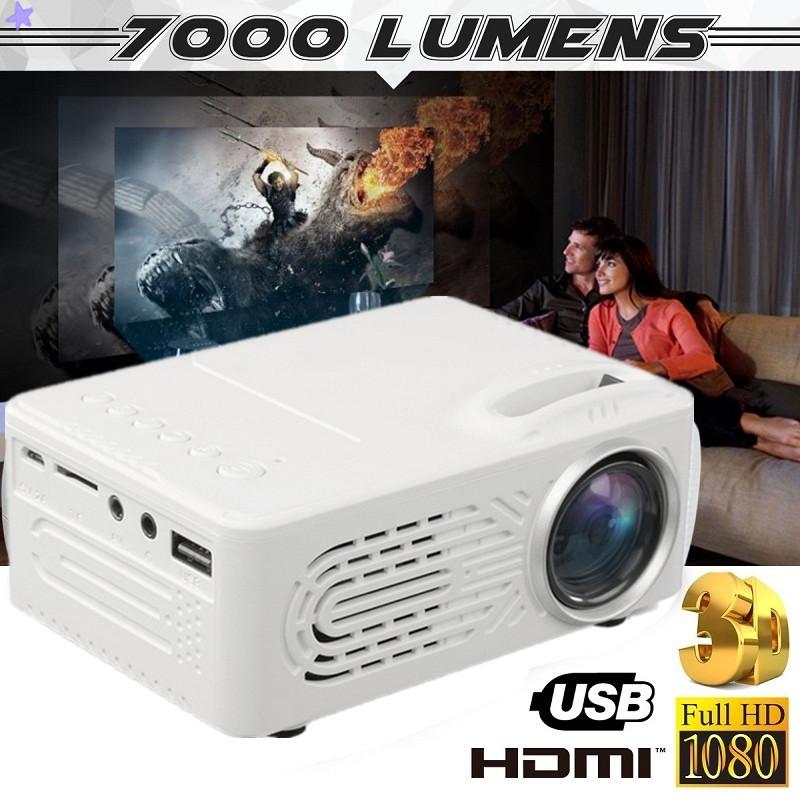 Mini LED Projector 700 Lumens 1080P Full HD Mini Projector LED ...