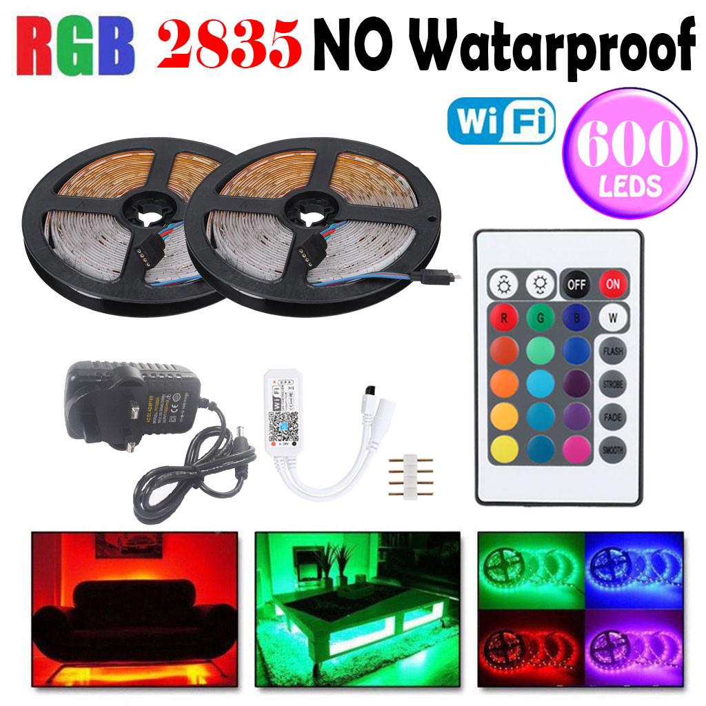 Buy WIFI RGB LED Strip Light SMD 2835 DC12V Led Flexible Tape+WIFI ...