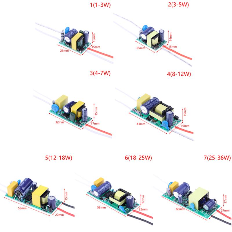 Buy Led Driver 300Ma Board Led Power Supply Unit Lighting Transformers ...