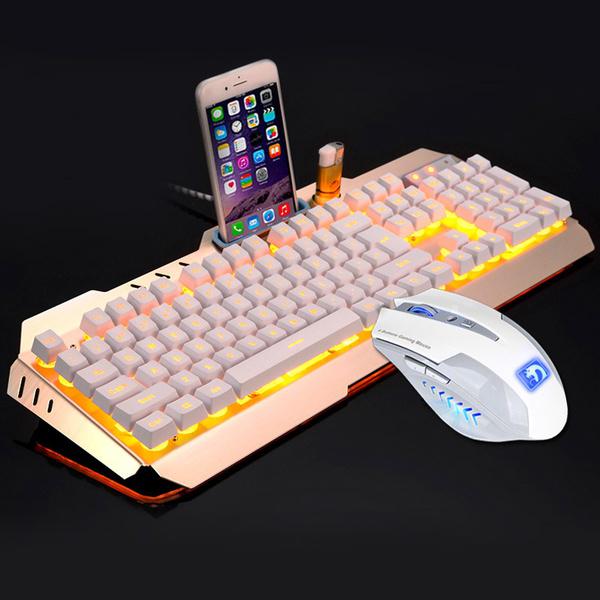 Buy Black Mamba Mechanical Keyboard and Mouse Set Backlight Waterproof ...