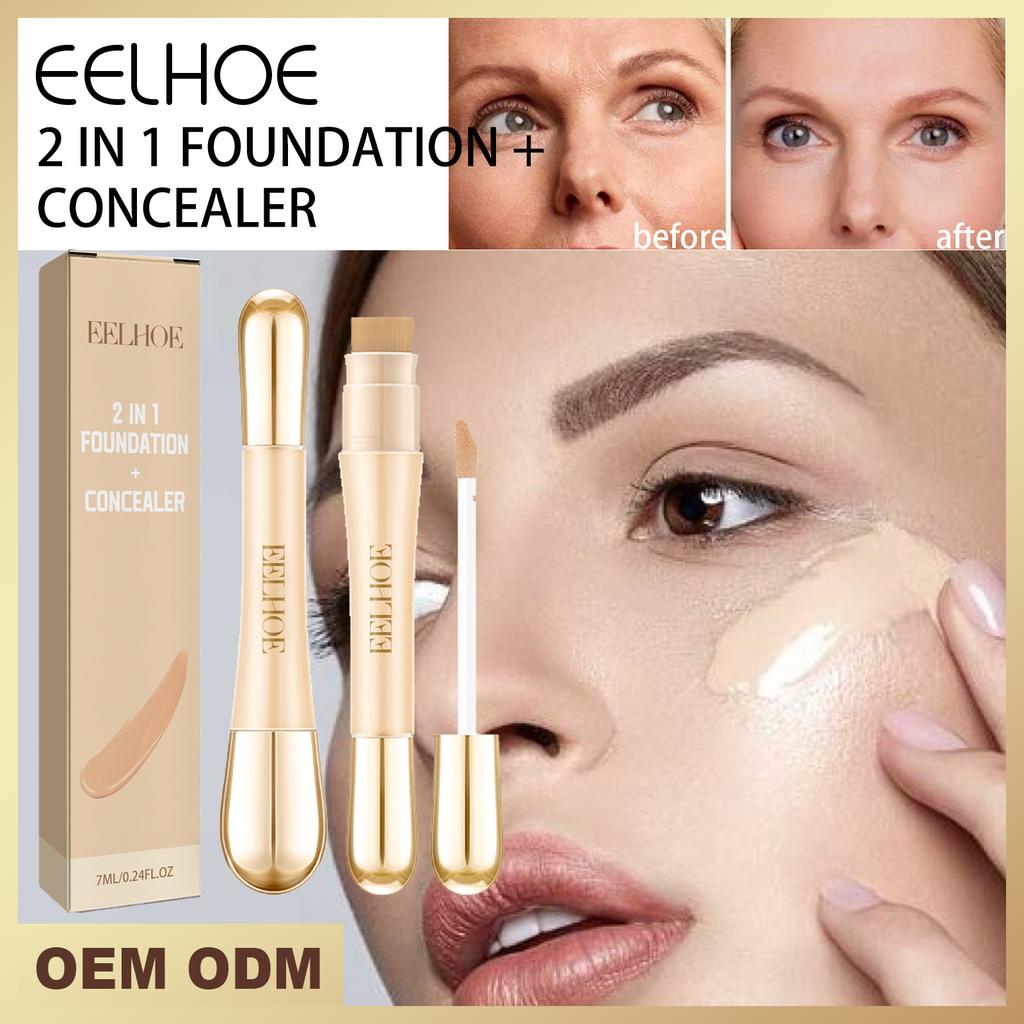 Kaufe EELHOE Double Head Concealer Cream Illumination SPF 50 Full Cover ...